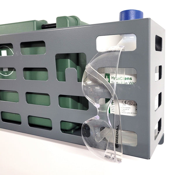 VAN FIRST AID KIT including general purpose metal rack for PPE ...