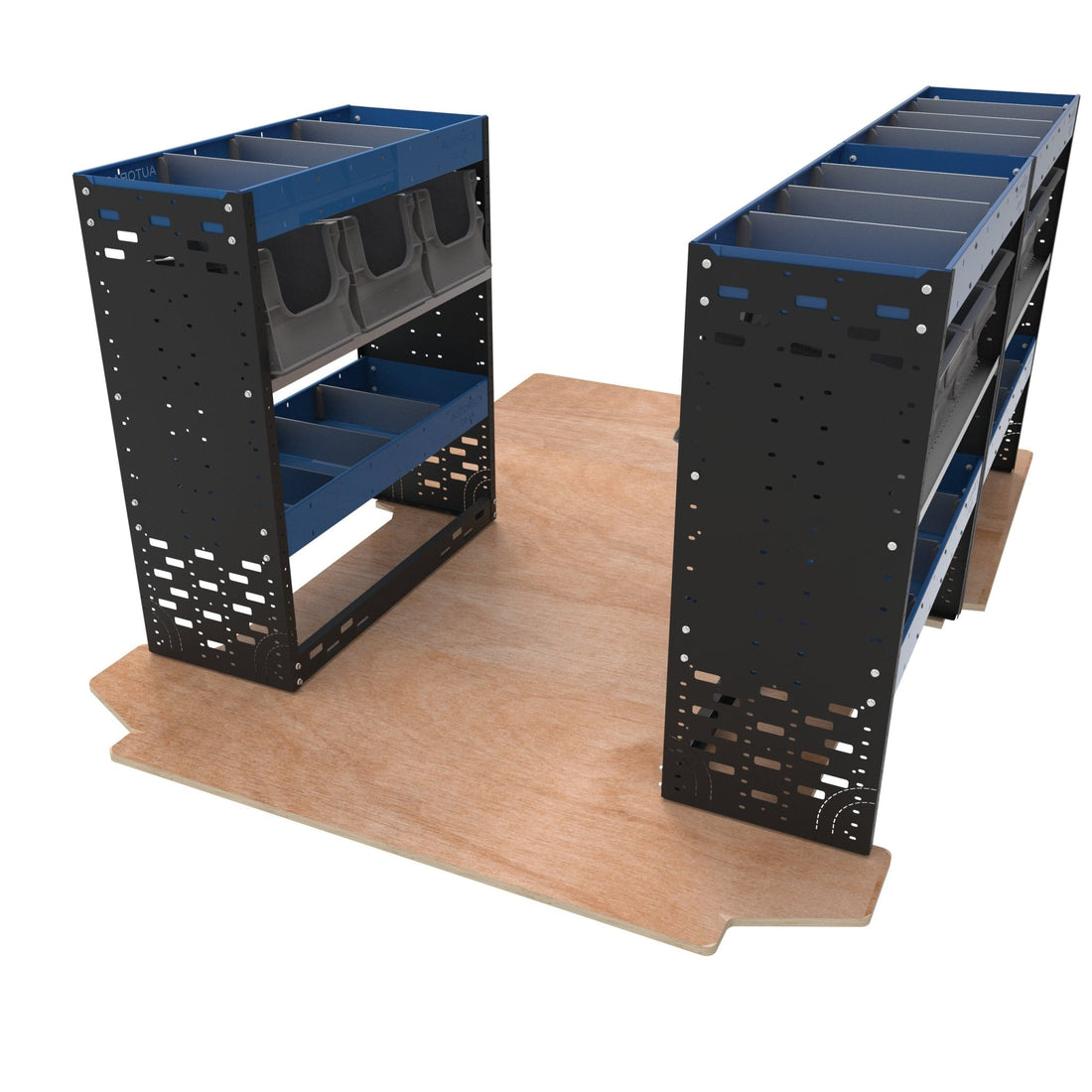 VW Transporter T5 & T6 - Van Racking with large picking bin – Autorack ...